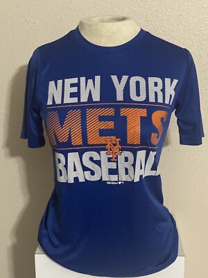 *YOUTH* NEW YORK METS T-SHIRT MLB BLUE COOL BASE - SIZE YM M YOUTH ...