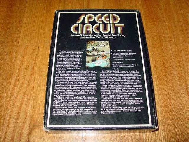 AH Avalon Hill 1977 - SPEED CIRCUIT game - International High Speed ...