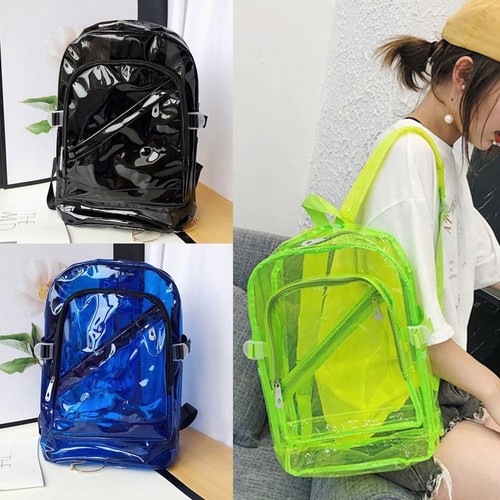Candy Color Schoolbag Plastic Jelly School Bag High-quality Translucent ...