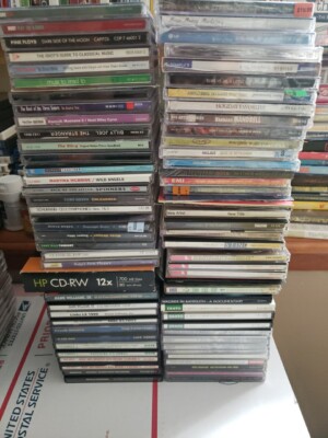 Personal Collection Lot Of 75 Classic Rock Cds🔥Estate Sale Find See ...