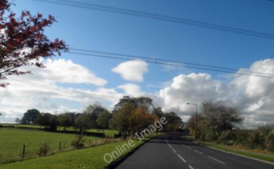 Photo 6x4 B6124 Soothill Lane Batley From underneath the power lines ...