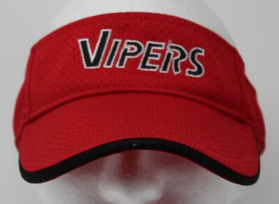 Vintage Tennessee Valley Vipers Red Visor AFL Arena Football Huntville ...
