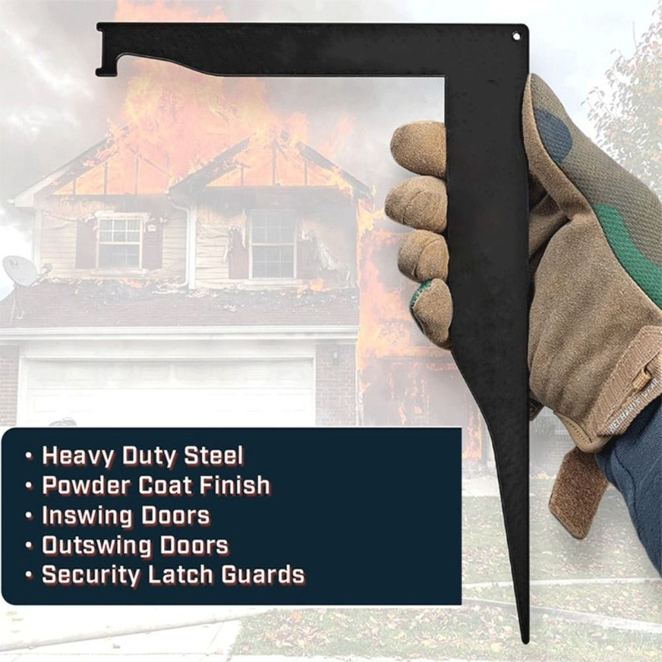 Stainless Steel Door Tool Practical Leverage Tool Firefighter Tool Door ...