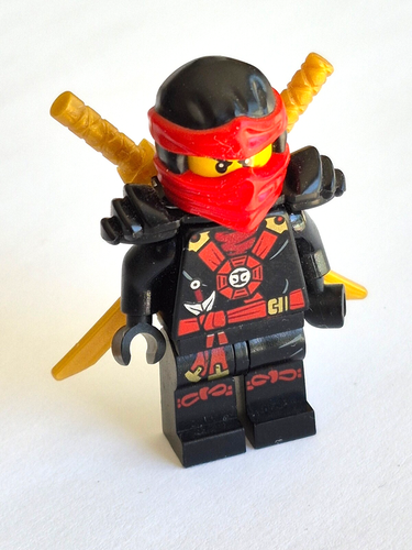 RARE FIGURINE MINIFIGURE LEGO NINJAGO NJO153 KAI DEEPSTONE ARMURE ...