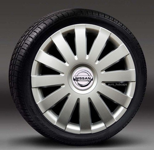 Silver 14" wheel trims, Hub Caps, Covers to fit Nissan Micra,Pixo | eBay