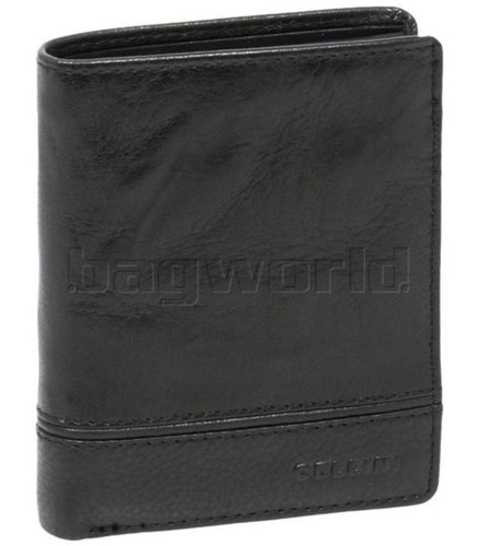 Cellini Men's Aston RFID Blocking Card Leather Wallet Black MH205 | eBay