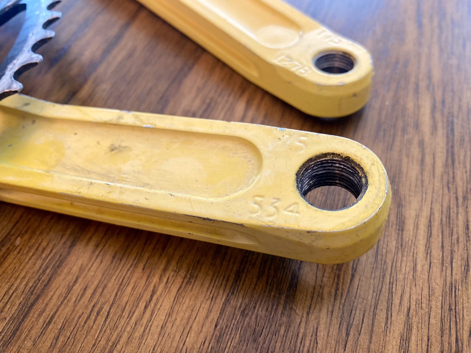 Vintage Race Face Crank Forged Set 175mm Yellow RaceFace MTB Triple 90s ...