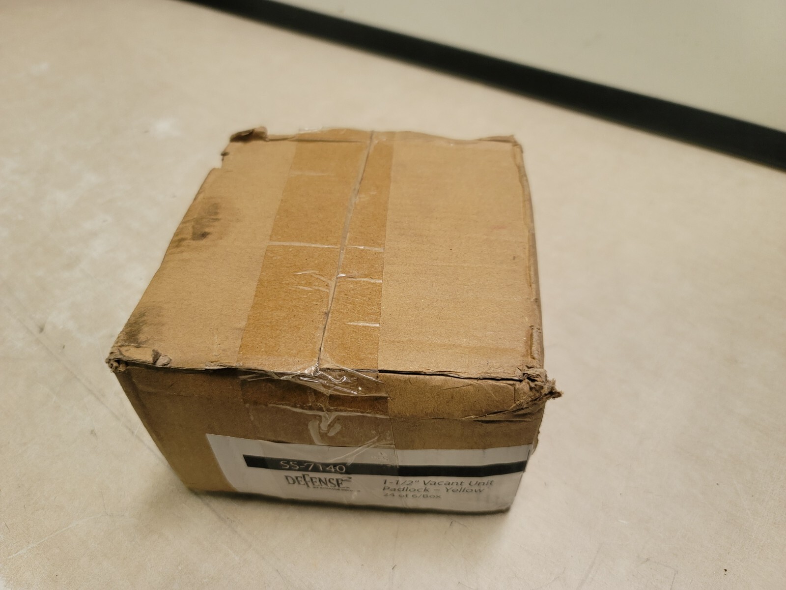 BOX OF 24 Packrite Defense2 Yellow 1-1/2" Vacant Unit Keyed Alike ...