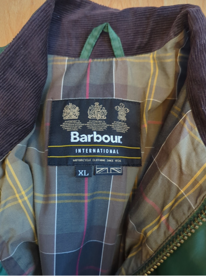 Barbour Mens A7 Bright Brass International Jacket Green, Size XL | eBay UK