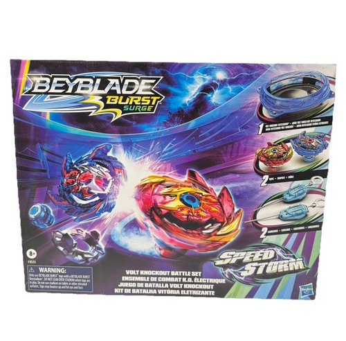 Beyblade Burst Surge Speedstorm Volt Knockout Battle Set F0525 Damaged ...