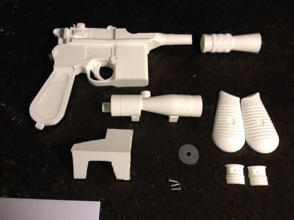 Star Wars ESB Han Solo DL-44 Blaster Resin Prop Model Kit | eBay
