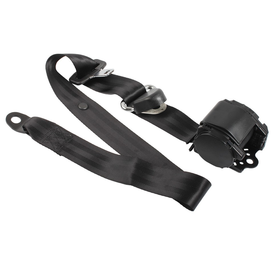 Universal 3 Point Retractable Car Seat Belt Bolt Automatic Safety Strap ...