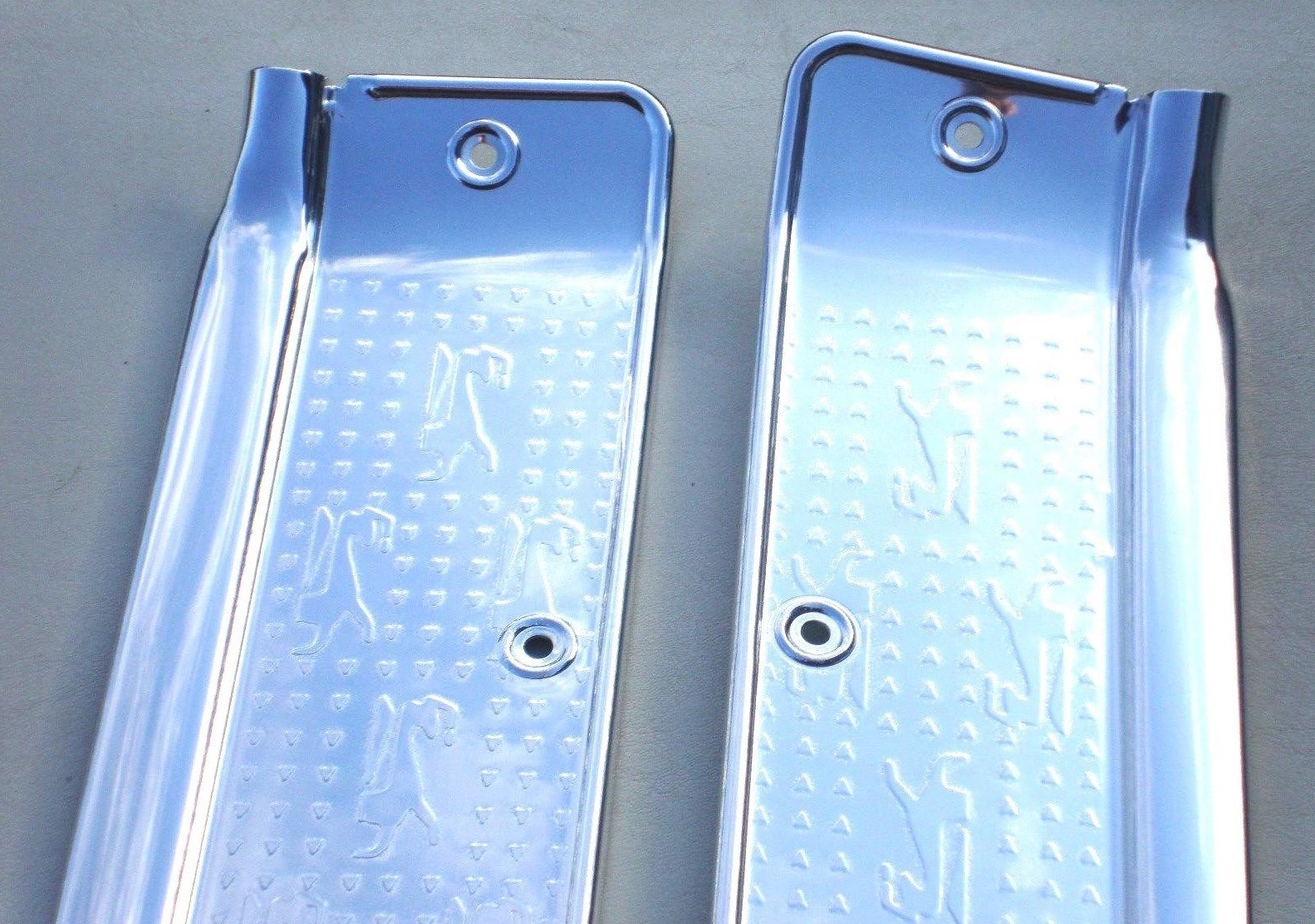 55 56 1955 1956 FORD CAR 2 DOOR CAR SCUFF PLATES NEW * | eBay