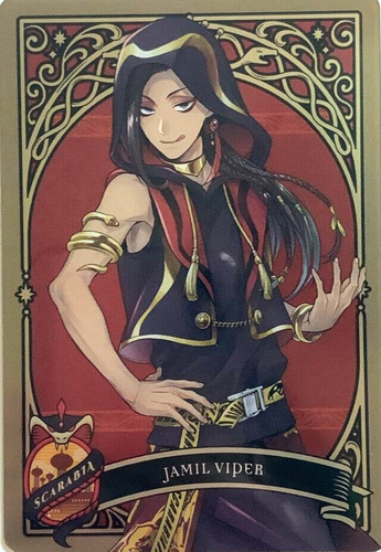 Jamil Viper Disney Twisted Wonderland Plastic card Japanese collection ...