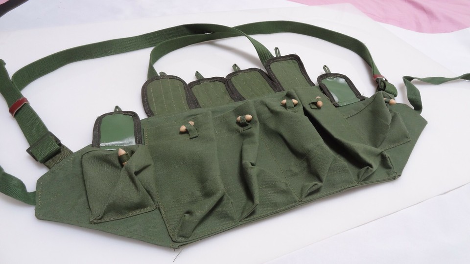 Chinese Army Type 81 Canvas Chest Rig Ammo Pouch Mag Vietnam War Repro ...