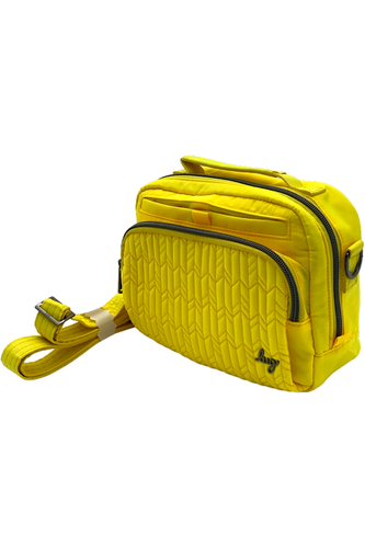 Lug Quilted Top Handle Crossbody Ranger Mini Yellow | eBay
