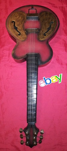 24" INCH HANDMADE WELDED Metal VIOLIN STANDING HANGING ART DECORATION ...