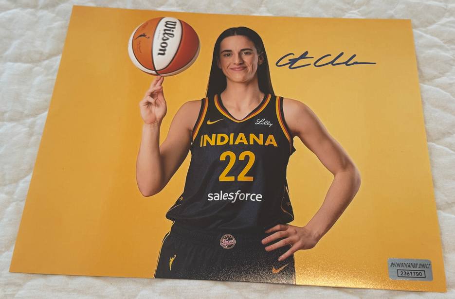 CAITLIN CLARK Signed Autographed Photograph Auto Photo w/ COA INDIANA ...