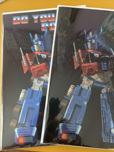 SDCC 23 DO YOU POOH TRANSFORMERS Optimus Prime LIMITED - 2 Pack Foil ...