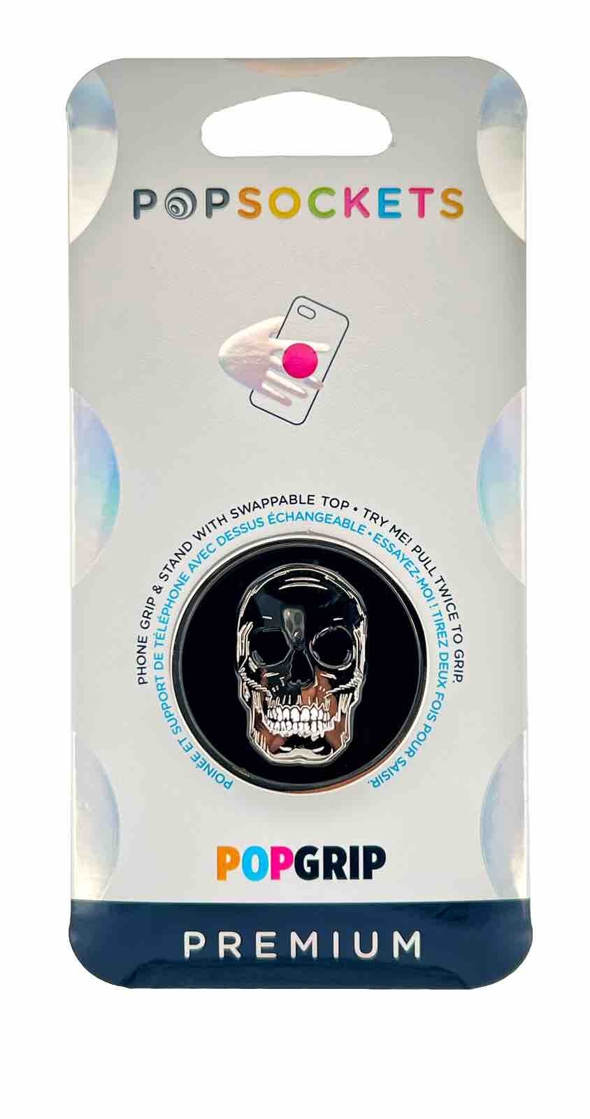 PopSockets Premium Enamel Metal Cranium Skull PopSocket Pop Socket ...