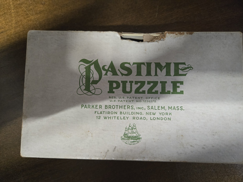 Vintage Pastime Picture Wooden Jigsaw Puzzle | eBay