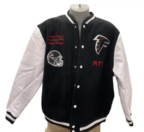 Atlanta Falcons Wool Blend Varsity Jacket AUTHENTIC from Foot Locker ...