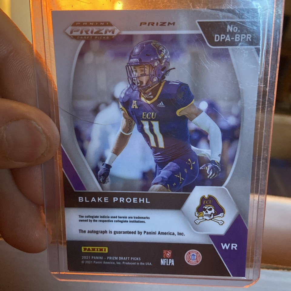 2021 Panini Prizm Draft Picks Draft Picks Autographs Blake Proehl ...