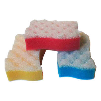Pack Set of 3 Exfoliating Exfoliate Skin Body Massage Bath Sponge ...