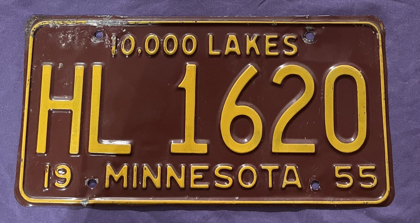 Vintage 1955 Minnesota License Plate | eBay