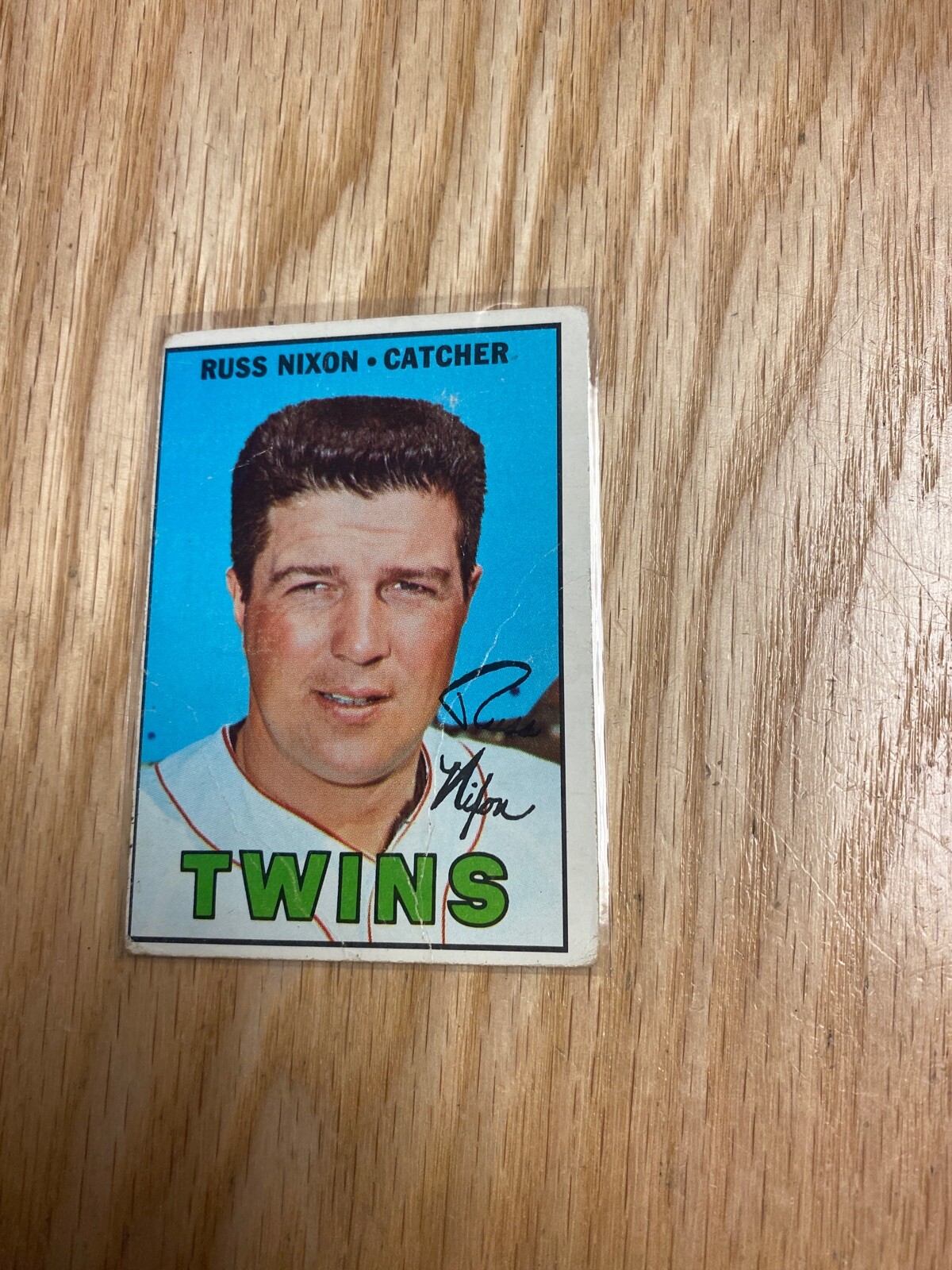 1967 Topps Russ Nixon Minnesota Twins Card #446 | eBay
