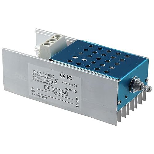 Electronic Voltage Regulator Plastic Portable AC 110- 220V SCR Voltage ...