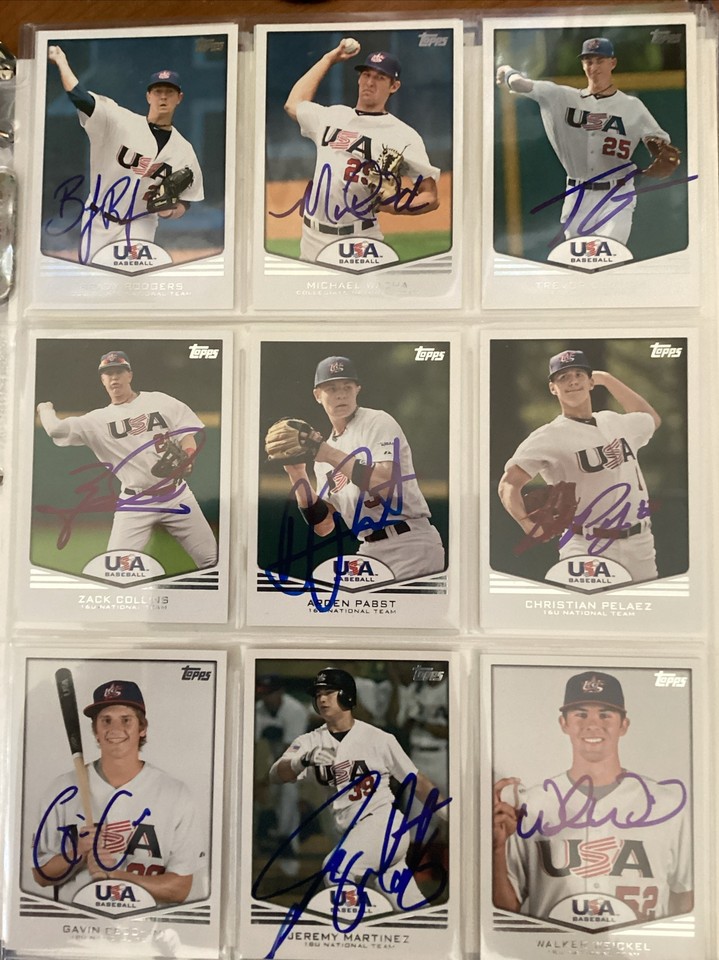 2011 TOPPS USA BASEBALL SIGNED AUTOGRAPHED CARDS | eBay