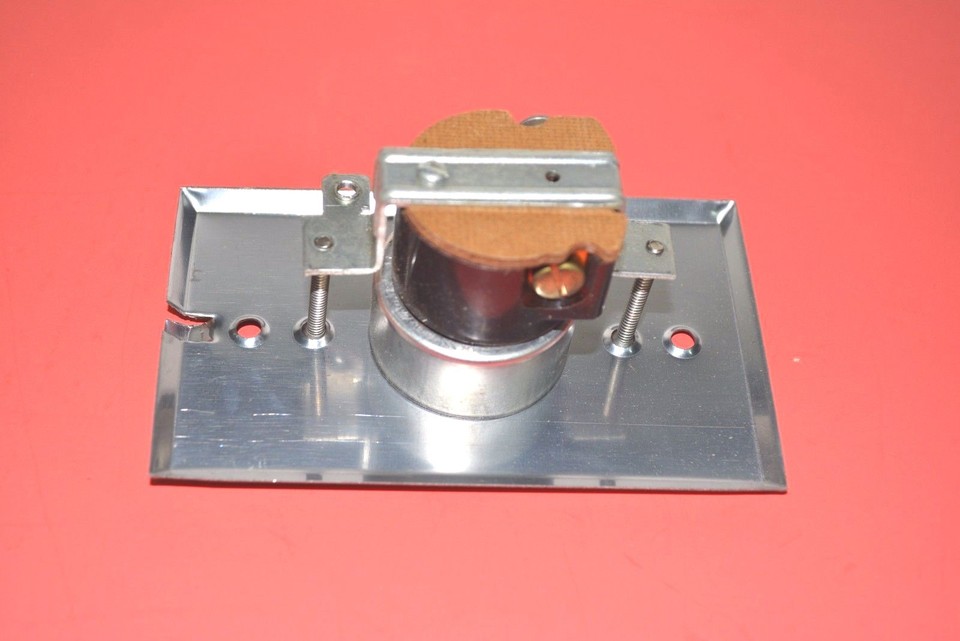 VINTAGE Electrical CLOCK Outlet RECEPTACLE Flush Mount CHROME NEW IN ...