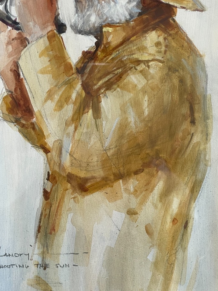 Paul Landry Shooting the Sun Original Signed Painting Artwork | eBay