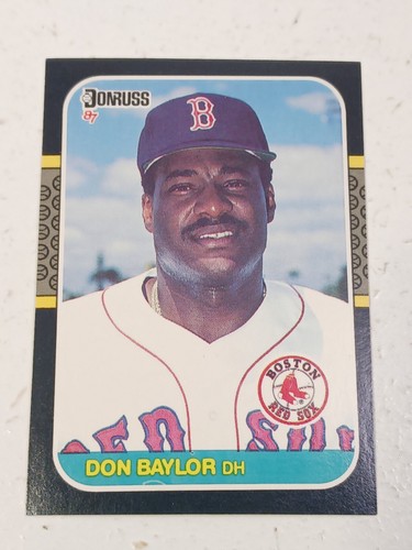 Don Baylor Boston Red Sox 1987 Donruss Card #339 | eBay