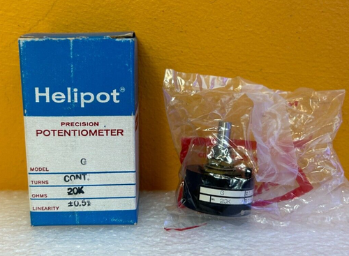 Beckman Helipot Model G 20K Ohms, Continuous Turns, Potentiometer. New ...