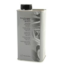 MERCEDES Genuine 1l Brake Fluid Dot 4 Plus Ultra Low Viscosity MB Spec ...