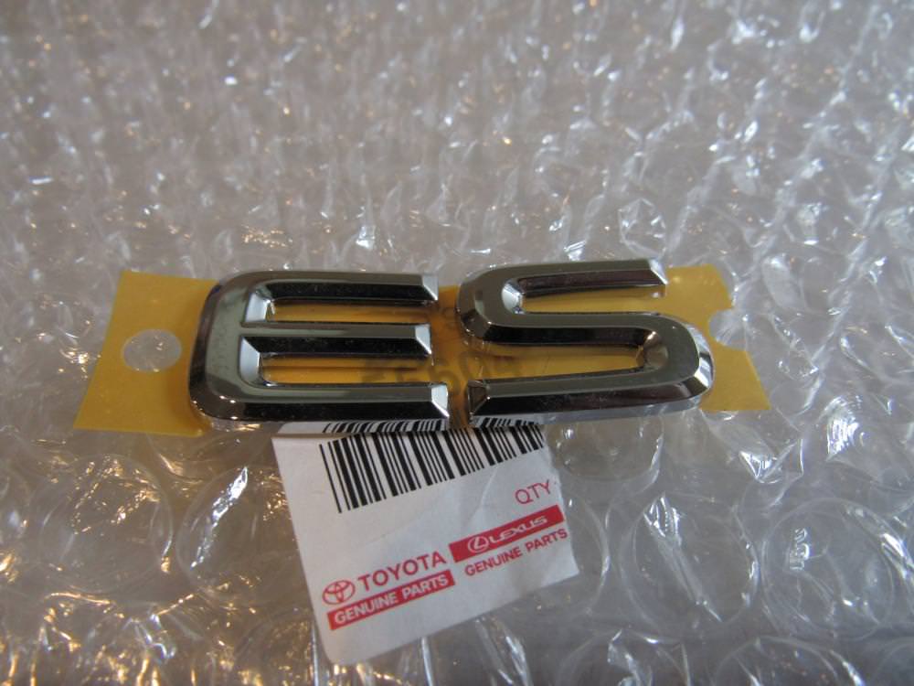 04-06 OEM NEW LEXUS ES300 ES330 (ES) REAR CHROME TRUNK EMBLEM 2004 2005 ...