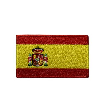 Country Of Spain Flag Embroidered Iron On Patch - Travel Souvenir 136-H ...