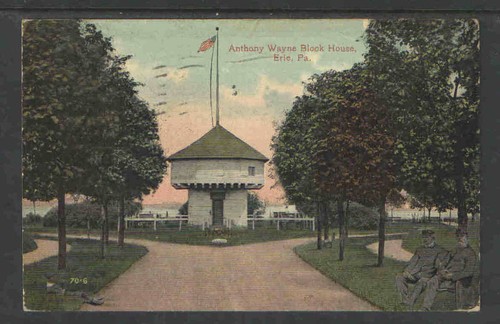 1914 ANTHONY WAYNE BLOCK HOUSE ERIE PA POSTCARD | eBay