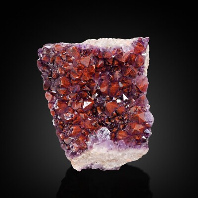 CHOICE LUSTROUS AMETHYST CRYSTALS WITH HEMATITE: MOONLIGHT MINE ...