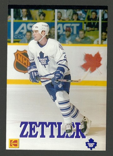 Rob Zettler Toronto Maple Leafs Team Issued Kodak Player Photo | eBay