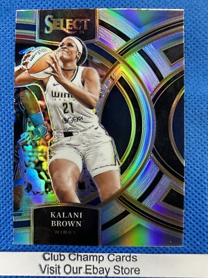 2024 #110 Kalani Brown Panini Select WNBA Premier Silver Prizm Wings | eBay