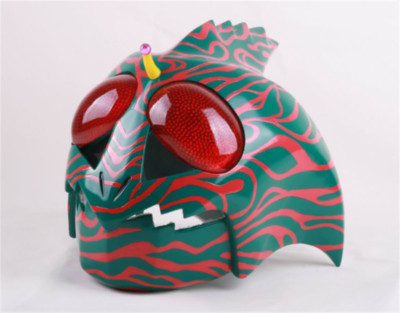 Anime Masked Rider Amazon Cosplay Wearable Luminous Resin Helmet ...