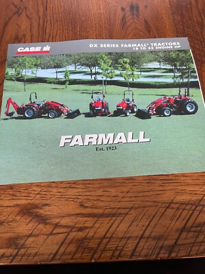 Case International DX Series Farmall Tractors Brochure FCCA | eBay