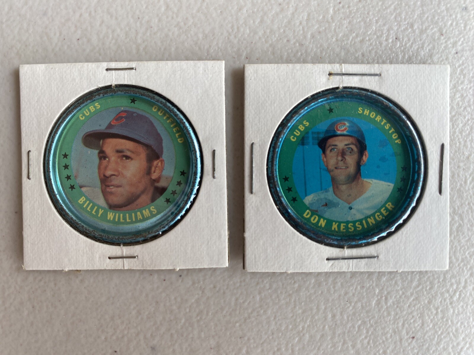 Chicago Cubs 1971 Topps Baseball Coins Lot #75 Billy Williams #119 Don ...