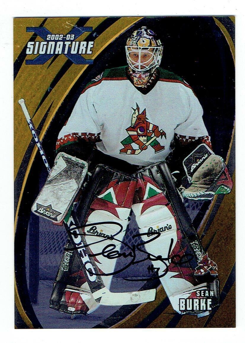 Sean Burke 2002-03 BAP Signature Series Autograph Gold Card #98 | eBay