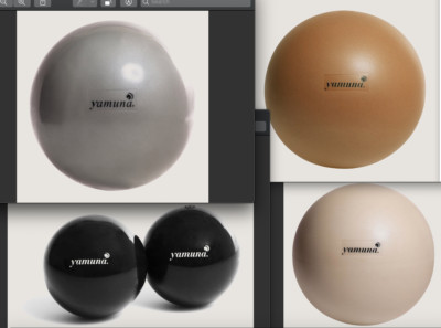 Yamuna Ball Set with Foot Waker and Savers Best therapy Body Rolling ...