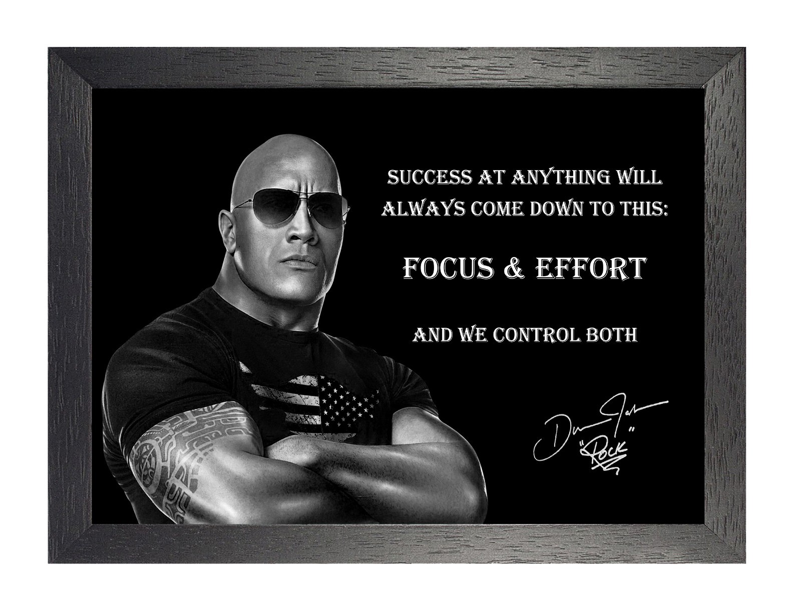 The Rock Focus Poster