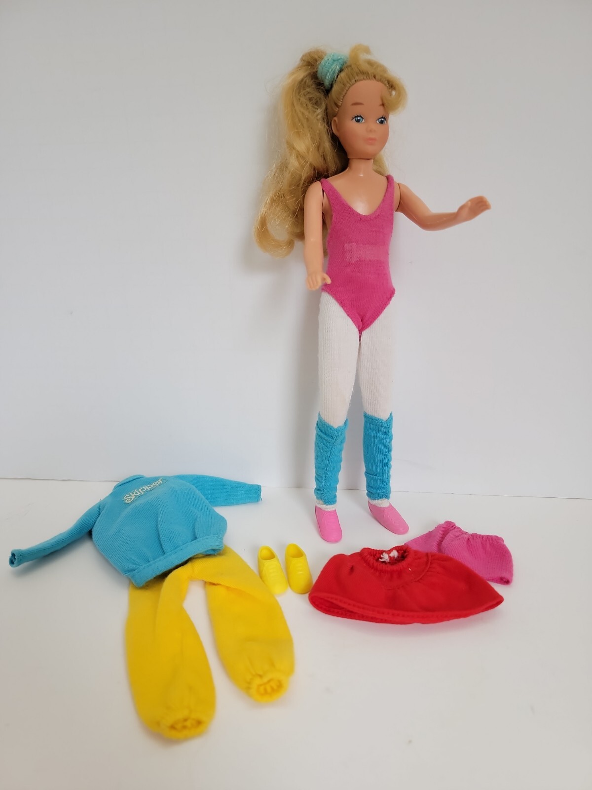 1984 Barbie Hot Stuff Skipper Doll 7927 Active Fashions Work Out Outfit ...